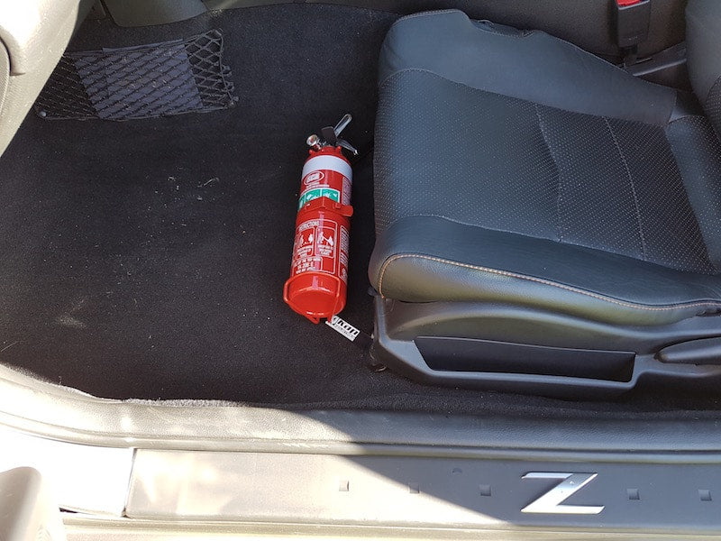 Nissan 350z Fire Extinguisher Bracket – Kap Industries