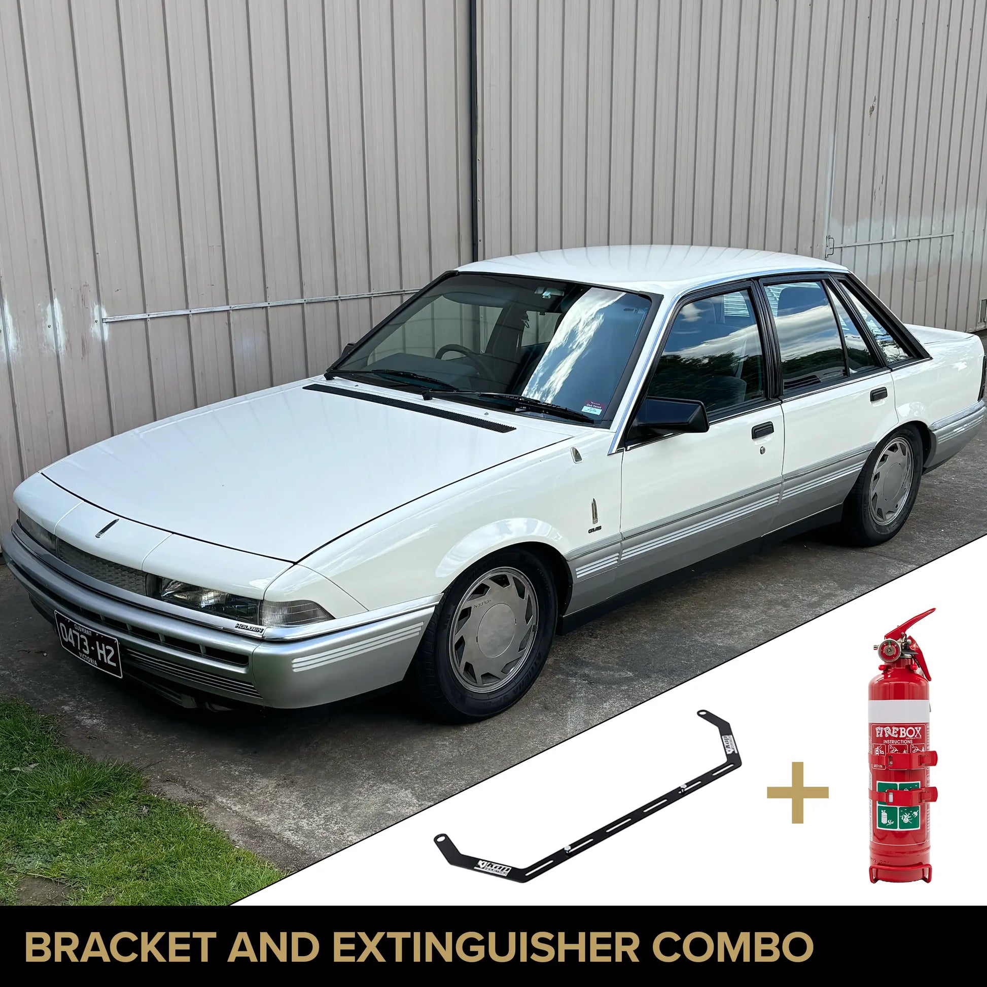 Holden Commodore (VL) Fire Extinguisher Bracket – Kap Industries